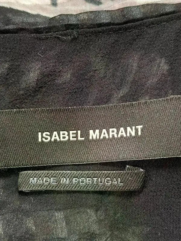 ISABEL MARANT VINTAGE Printed Ruffled Mini Dress