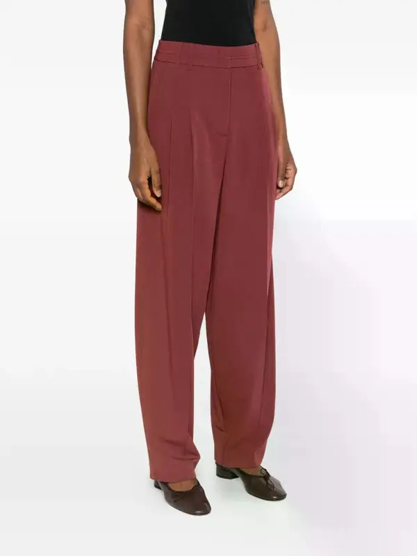 Patrizia Pepe Pleated Wide Leg Palazzo Pants