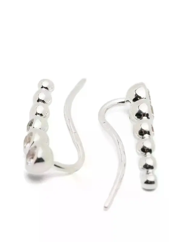 MISSOMA Tennis Climber Stud Earrings - Silver