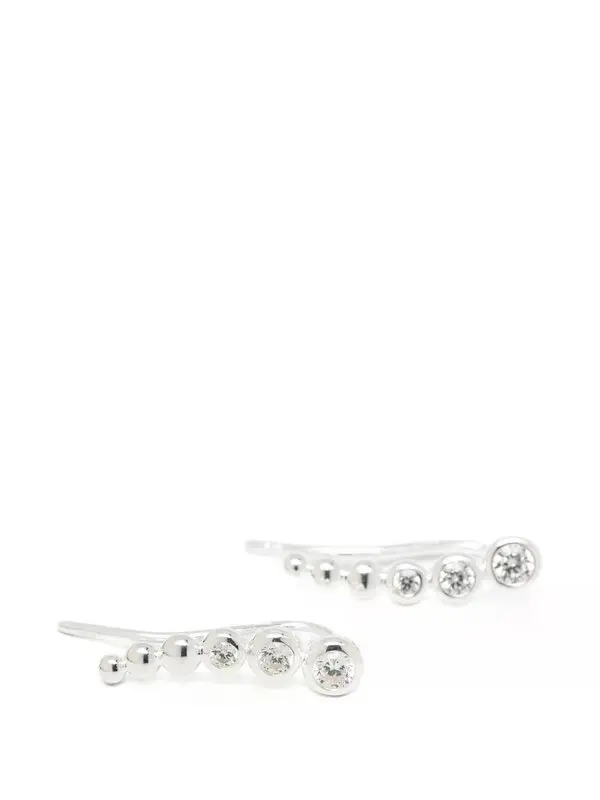 MISSOMA Tennis Climber Stud Earrings - Silver