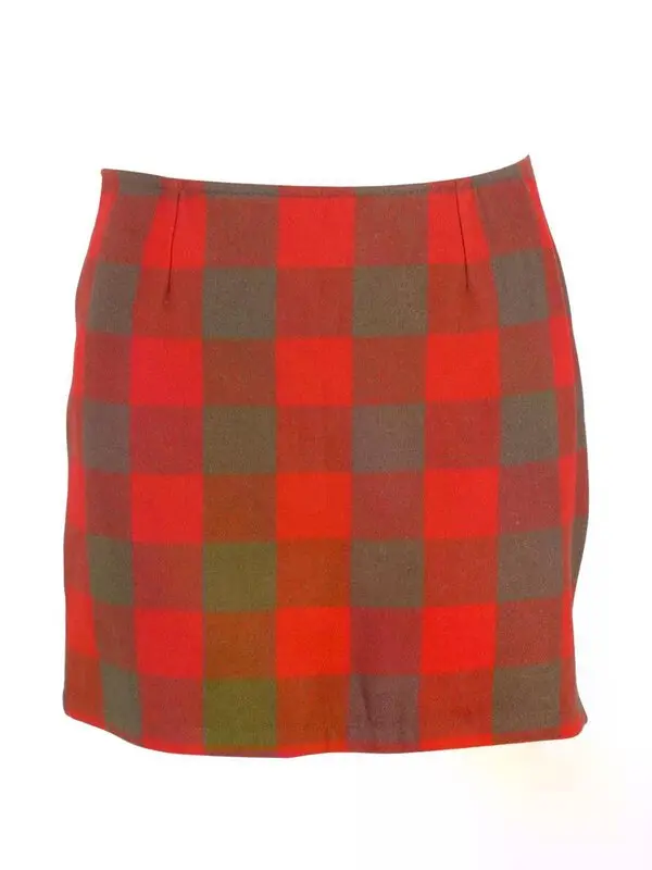 A.p.c. Checkered Mini Skirt