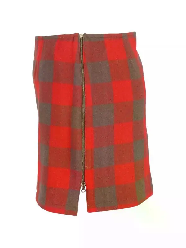 A.p.c. Checkered Mini Skirt