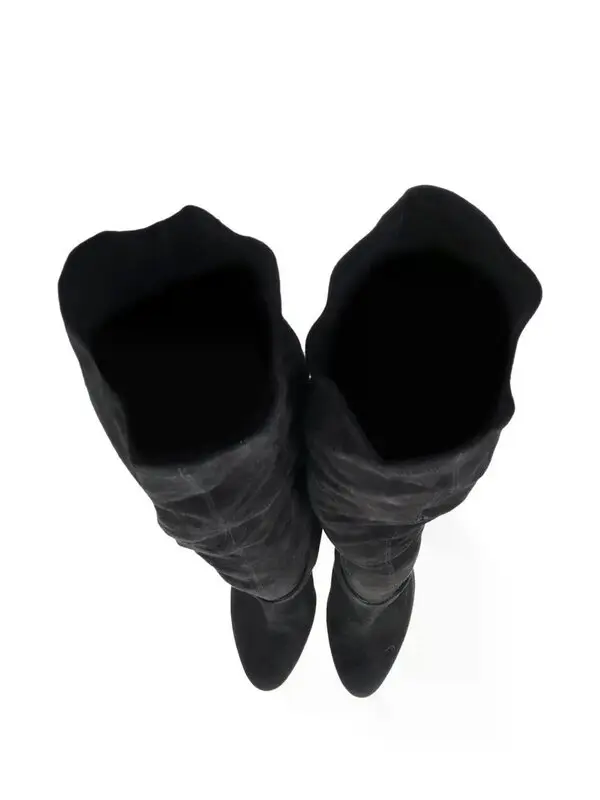 AQUAZZURA Giselle Lace-up Over-the-knee Boots