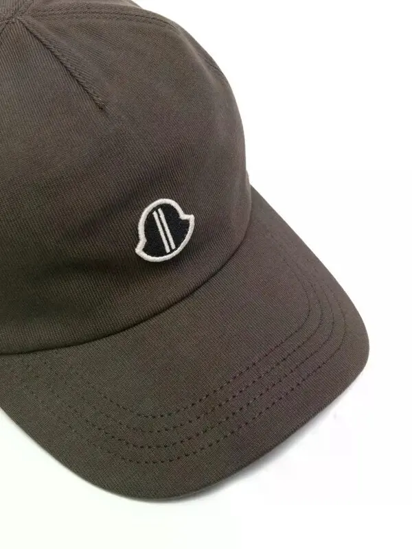 MONCLER + RICK OWENS Logo Appliqué Baseball Cap