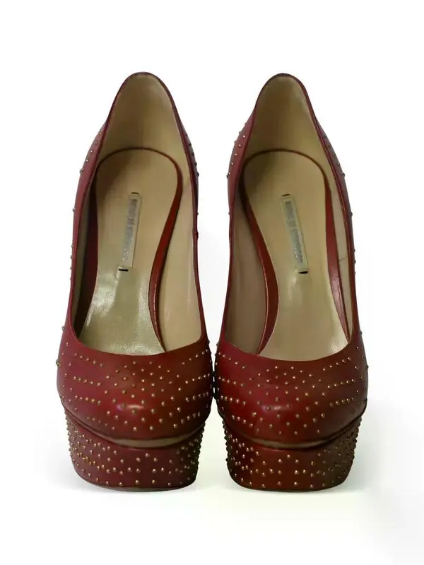 NICHOLAS KIRKWOOD Studded Platform Stiletto Heel Pumps