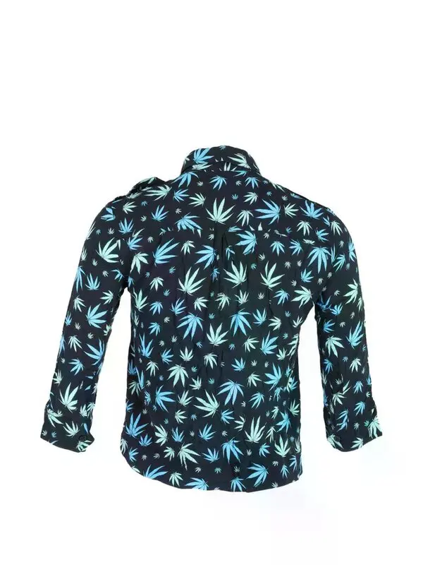 Zadig&Voltaire Leaf-print Shirt - Black
