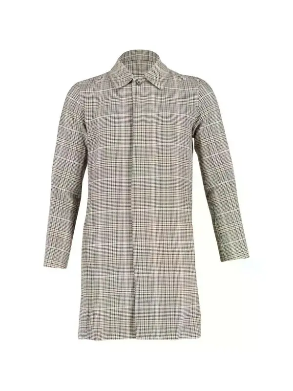 A.p.c. Plaid Pattern Coat