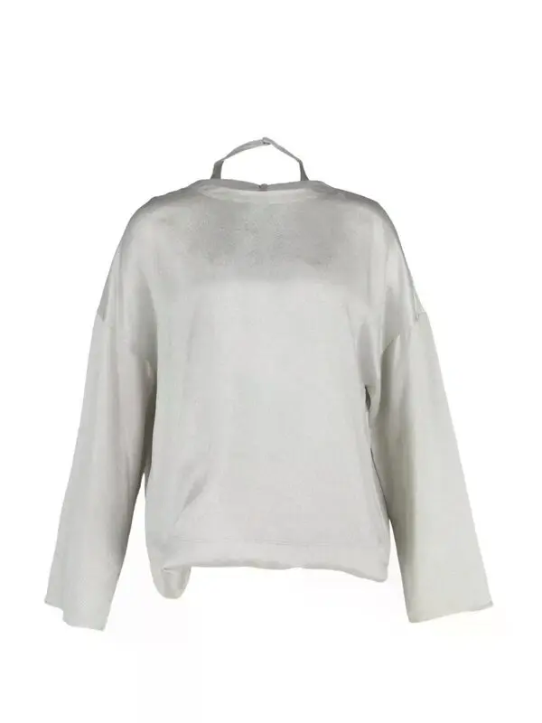 Valentino Garavani Tone Long-sleeve Blouse