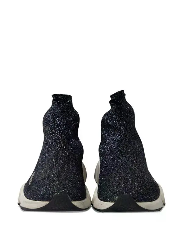 Balenciaga Speed Logo-detail Sneakers - Black