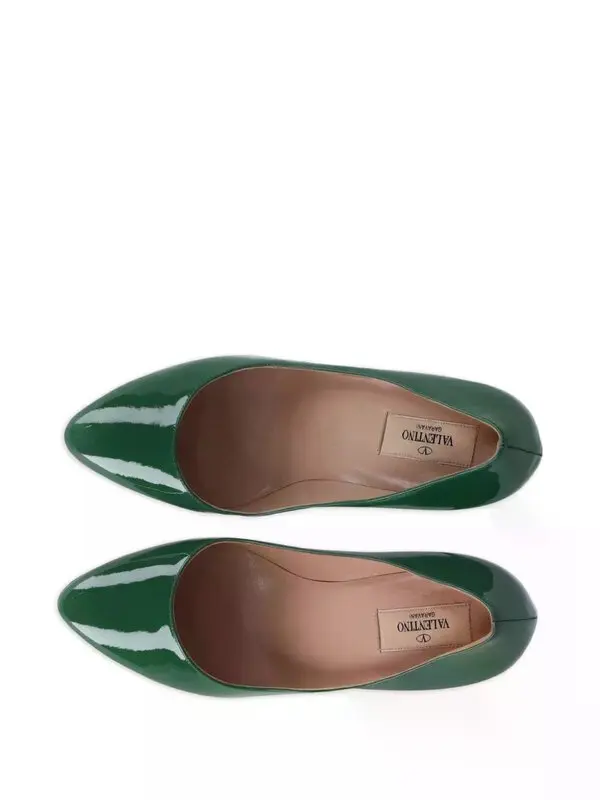 MARIO VALENTINO VINTAGE Patent Leather Platform Pumps