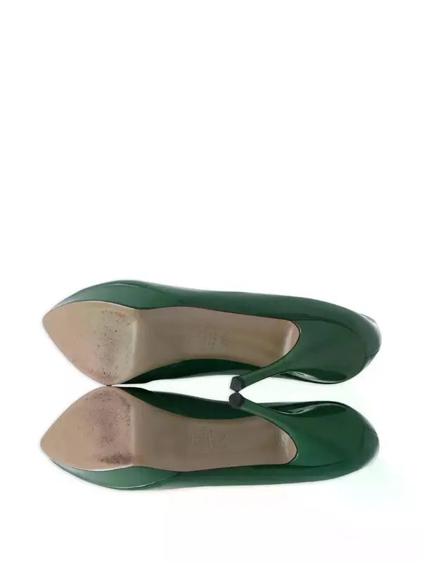 MARIO VALENTINO VINTAGE Patent Leather Platform Pumps