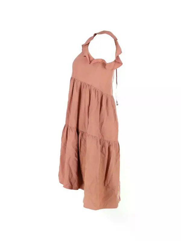 Ulla Johnson Sleeveless Tiered Dress With Ruffles