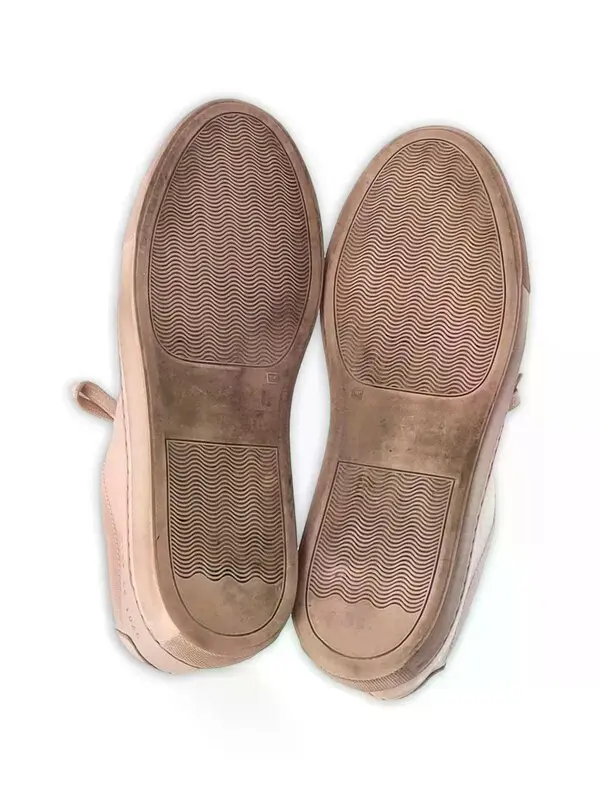 COMMON PROJECTS Leather Low Top Sneakers - Pink