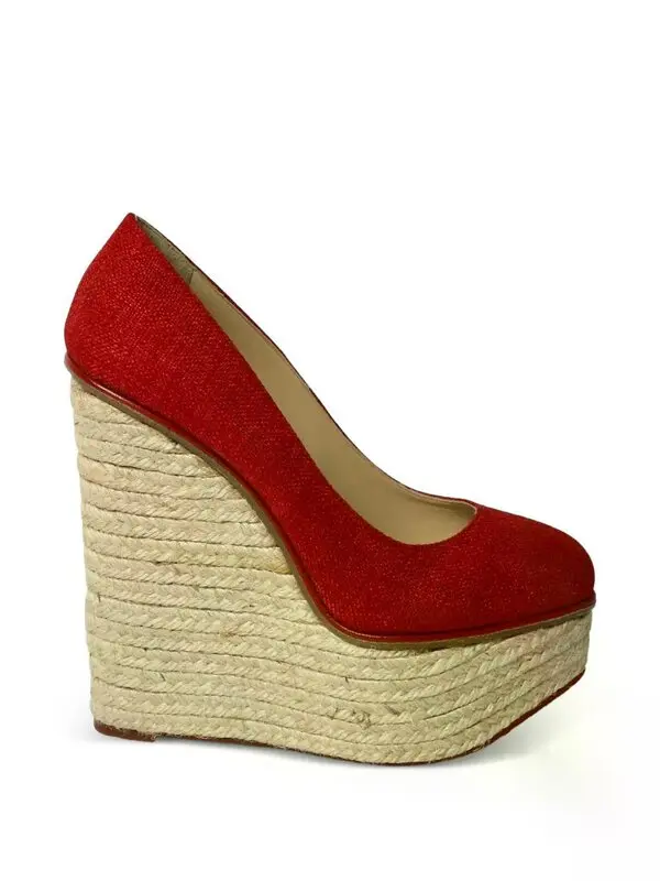 CHARLOTTE OLYMPIA Carmen Platform Espadrilles - Red