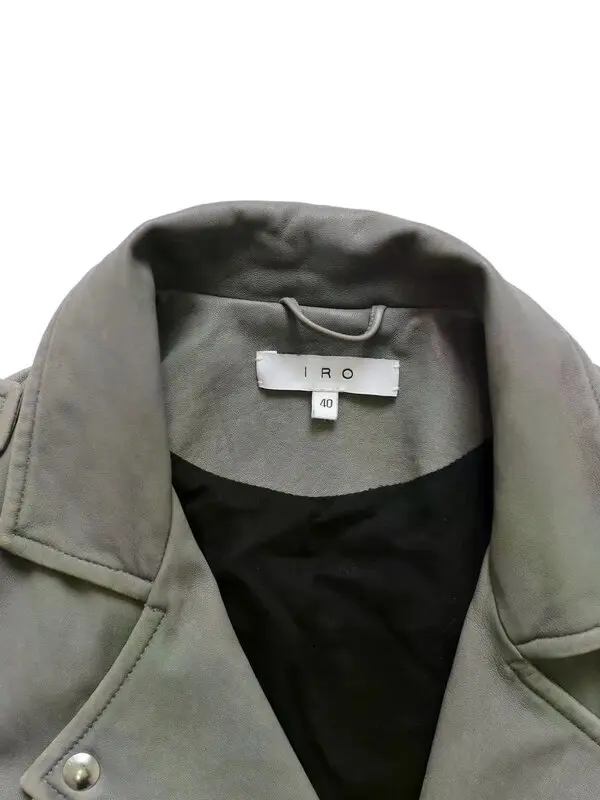 IRO PARIS Lambskin Leather Biker Jacket