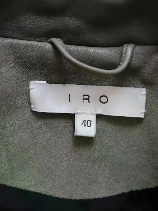 IRO PARIS Lambskin Leather Biker Jacket