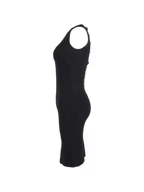 Givenchy Sleeveless Midi Dress With Lace Detail
