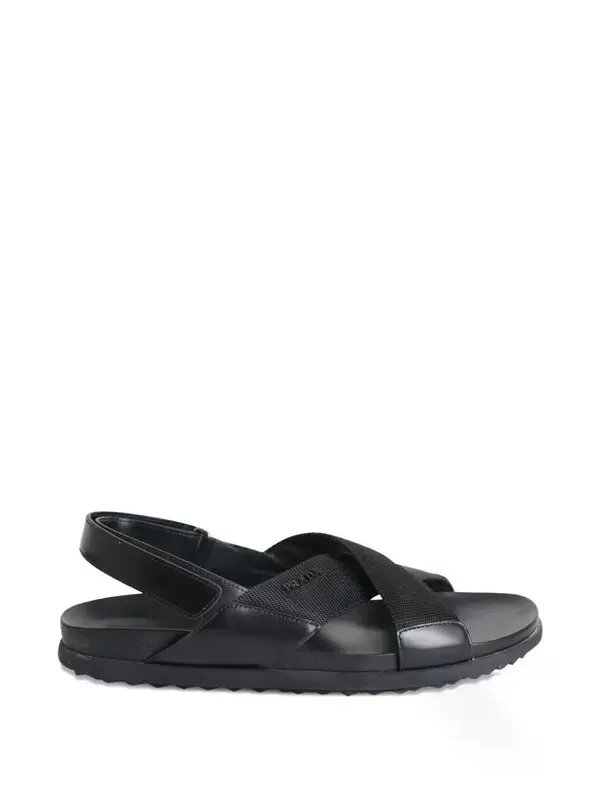 Prada Criss-cross Strap Sandals