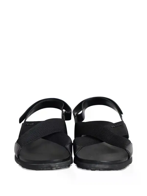 Prada Criss-cross Strap Sandals