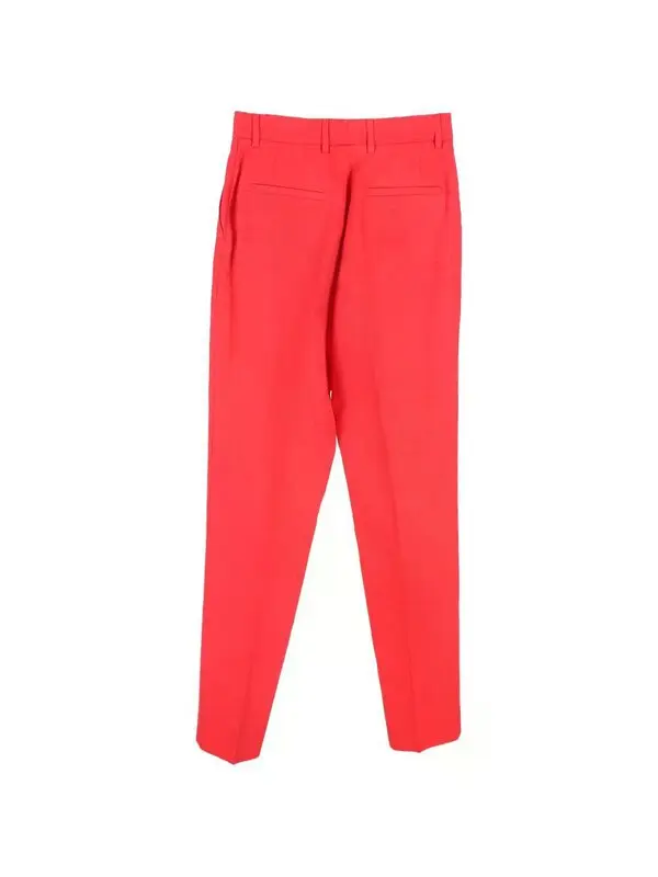 Dolce & Gabbana Cotton Button-fastening Trousers - Red