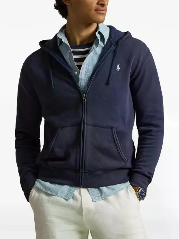 Polo Ralph Lauren Zip-up Hoodie - Blue