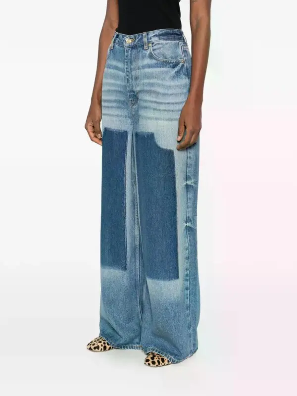 GANNI Baggy Wide-leg Jeans