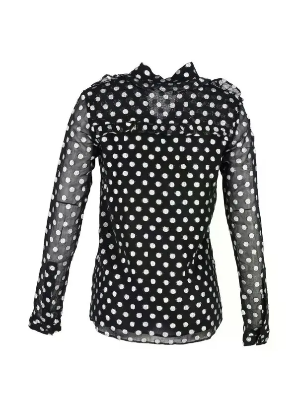 Dodo Bar Or Polka Dot Ruffle Blouse