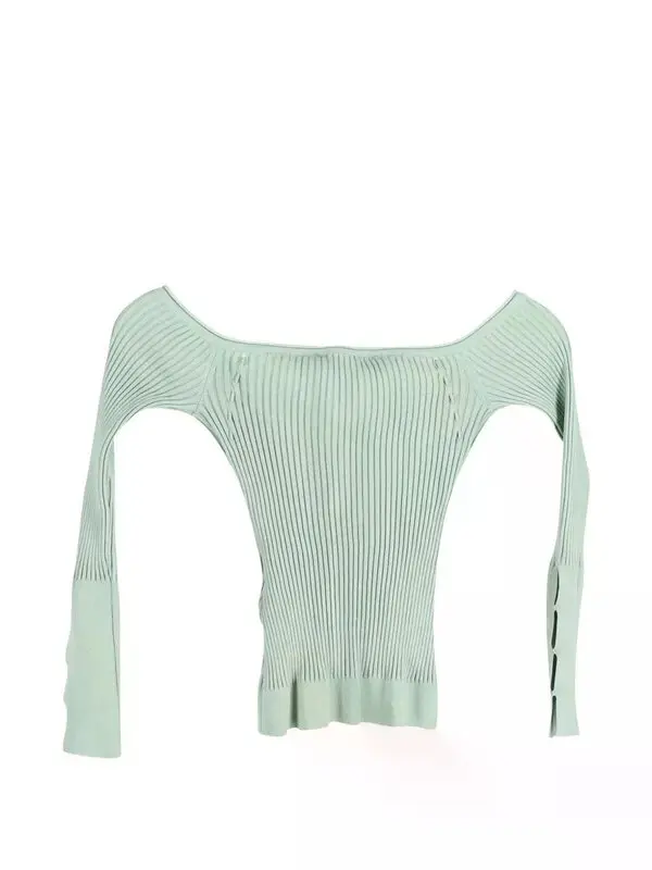 Jacquemus Tordu Ribbed Knit Cardigan
