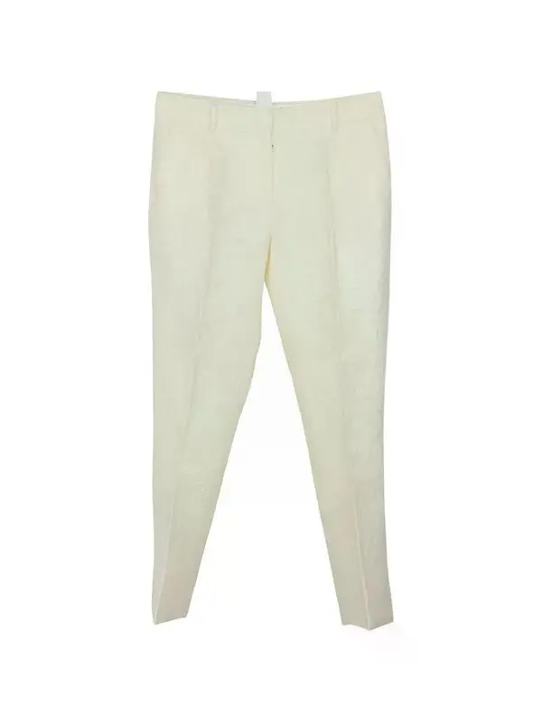 Dolce & Gabbana White Slim-fit Trousers - Neutrals