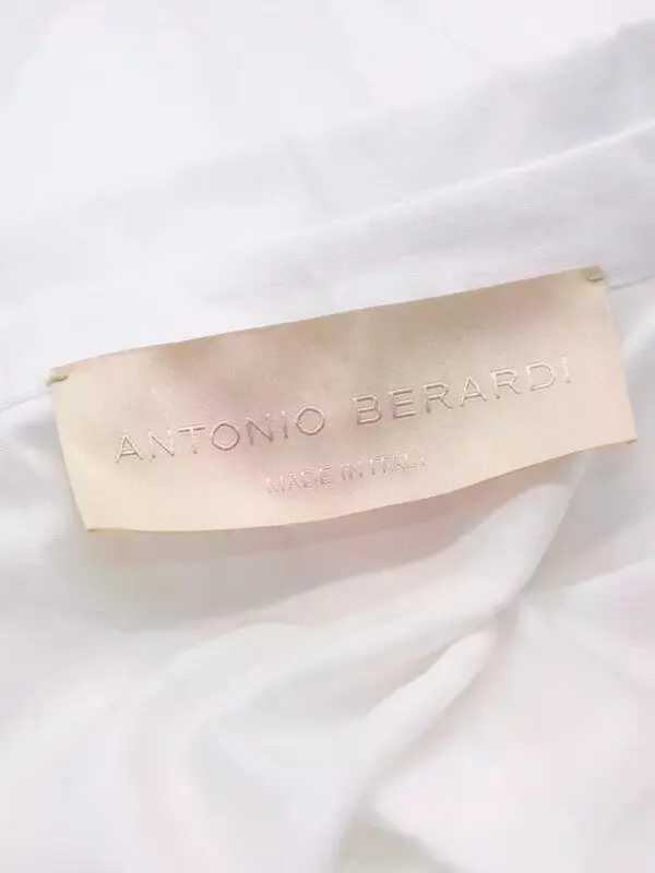 Antonio Berardi Ruffled Ruched Cotton Shirt