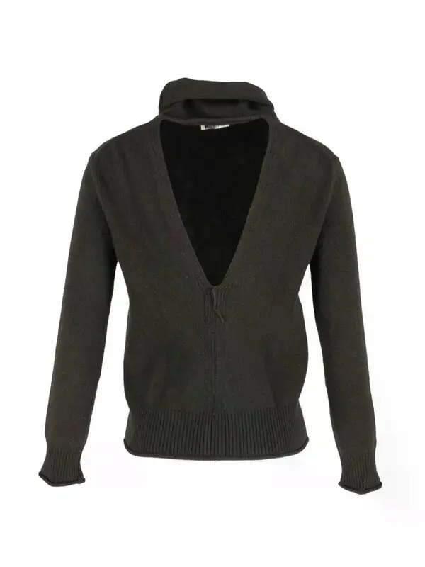 Nina Ricci Open-back Turtleneck Sweater