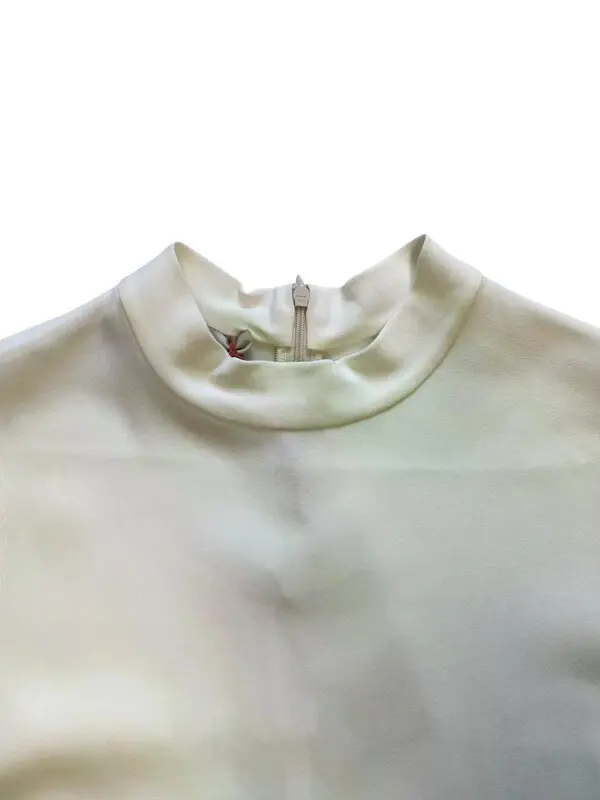 Stella McCartney Mock Neck Peplum Blouse