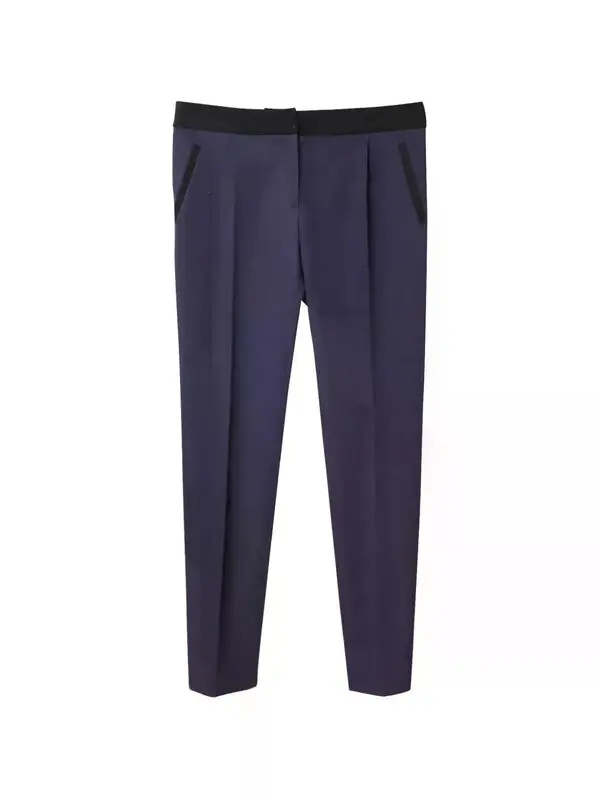 Balenciaga And Black Waistband Concealed Fastening Zip Fastening Trousers