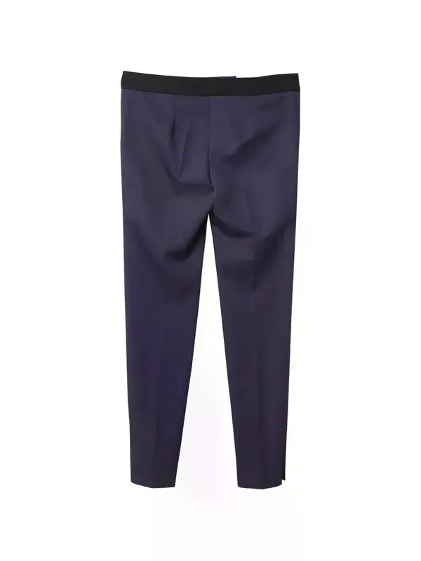 Balenciaga And Black Waistband Concealed Fastening Zip Fastening Trousers