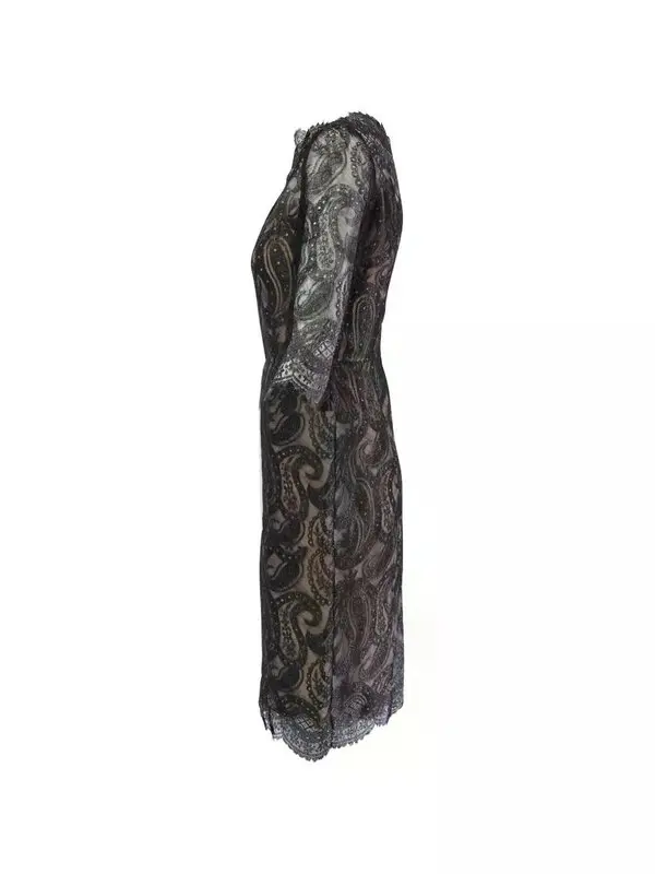 Erdem Paisley Lace Shift Dress