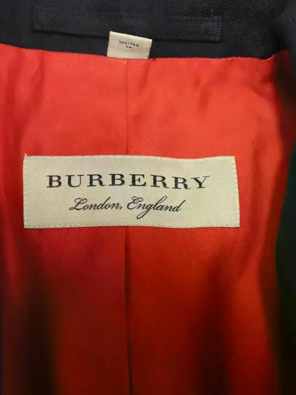 Burberry Fitted Wool Blazer