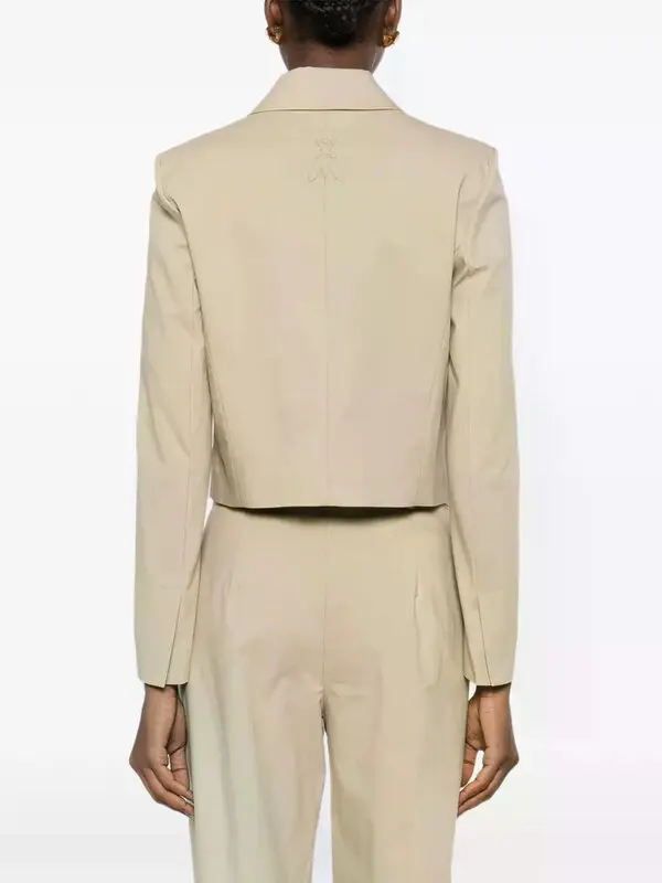 Patrizia Pepe Buttoned Cropped Blazer