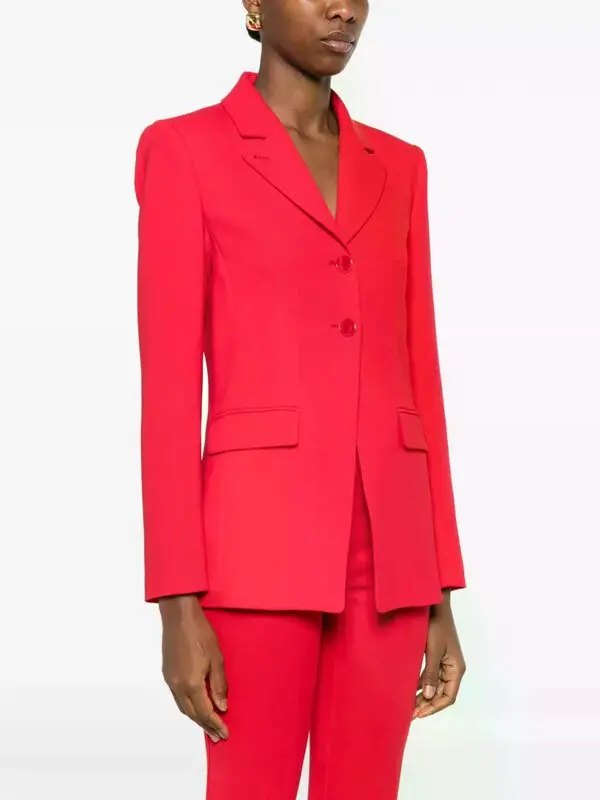 Patrizia Pepe Slim Tailored Blazer - Red