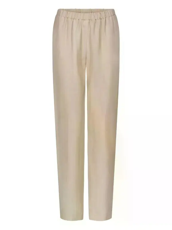 Loulou De Saison Scot Elasticated Trousers - Neutrals