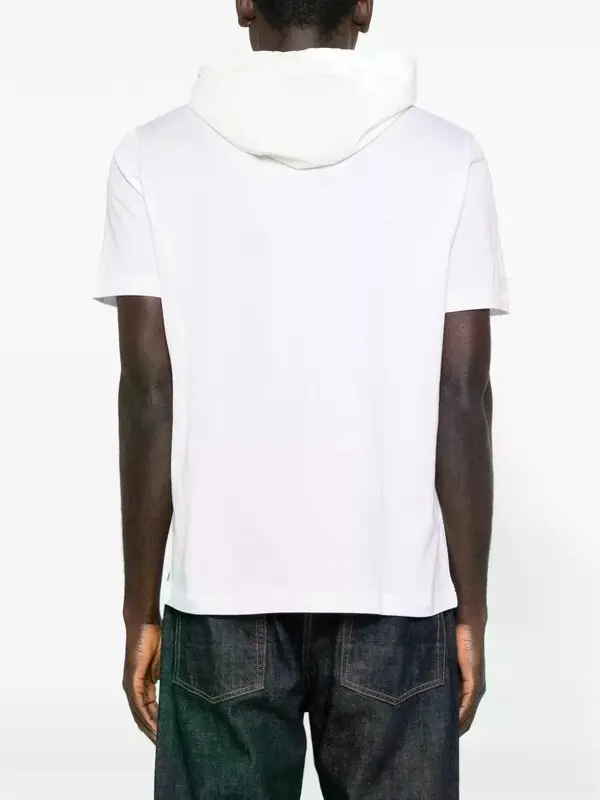 Eleventy Hooded T-shirt With Pocket