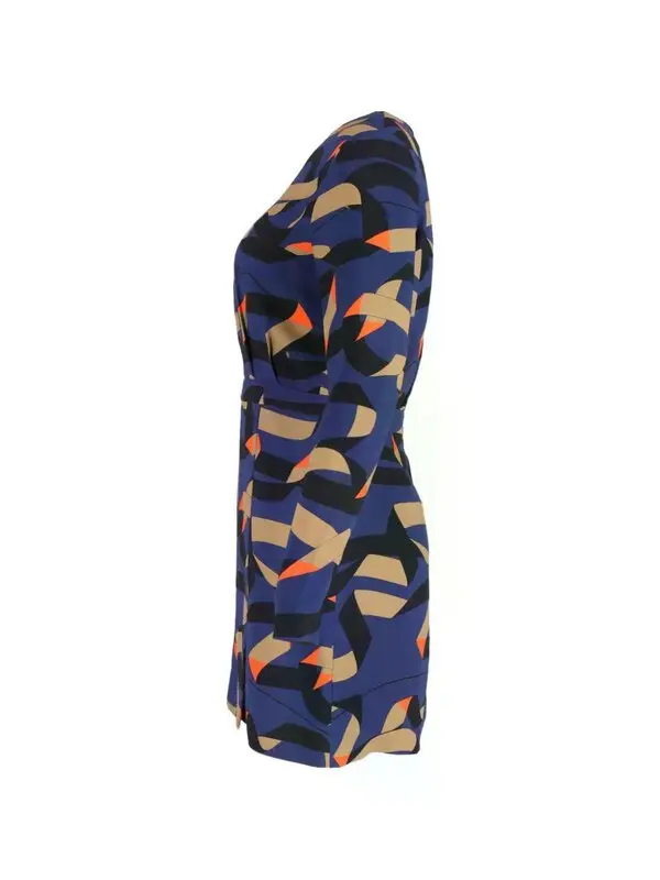 MSGM Graphic-pattern Mini Dress