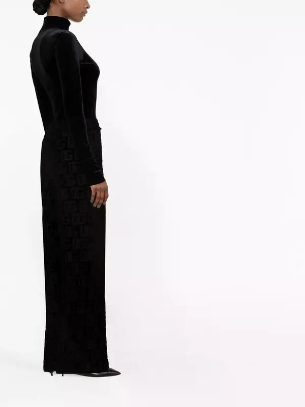 Dolce & Gabbana Velvet Roll-neck Top