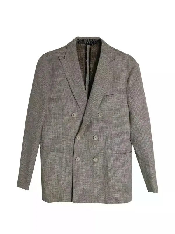 Etro Textured Double-breasted Blazer