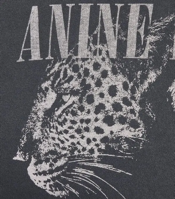 ANINE BING Leopard Print Cohen T-shirt