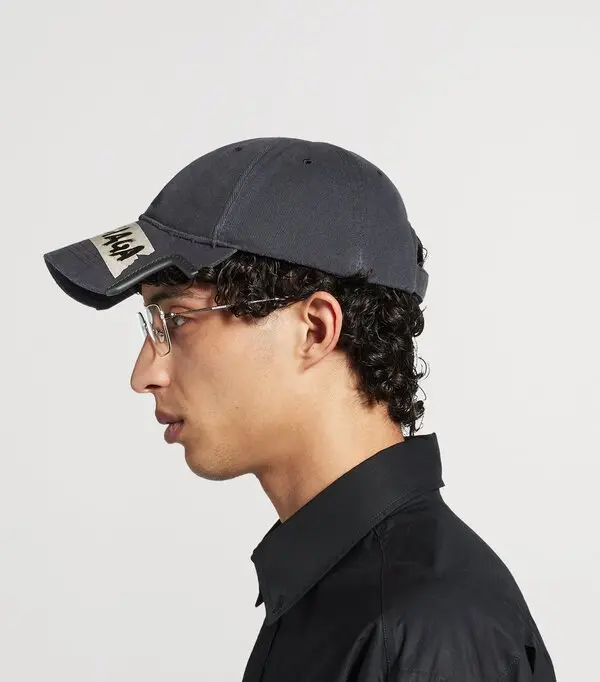 Balenciaga Cotton Masking Tape Logo Cap