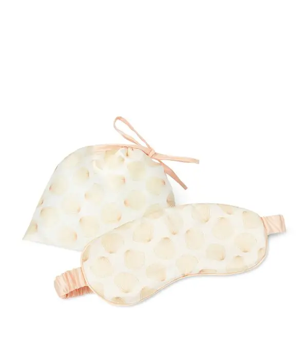 Gingerlily X Memo Press Mulberry Silk Seashells Eye Mask
