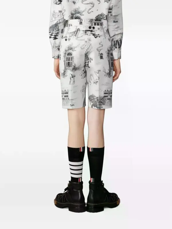 Thom Browne Hector Toile Bermuda Shorts