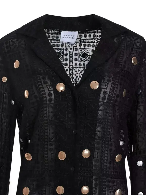 HAYLEY MENZIES Stud Embellished Shirt
