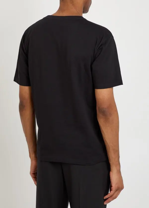 Valentino Garavani Logo-print Cotton T-shirt - Black