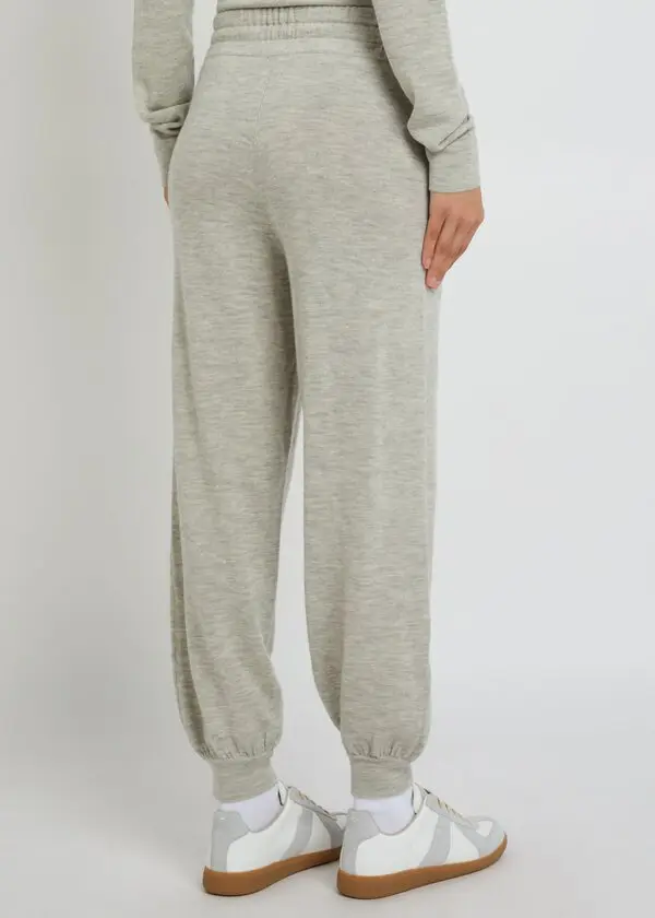 AN-Y1 Fine-knit Cashmere 'gulf' Sweatpants